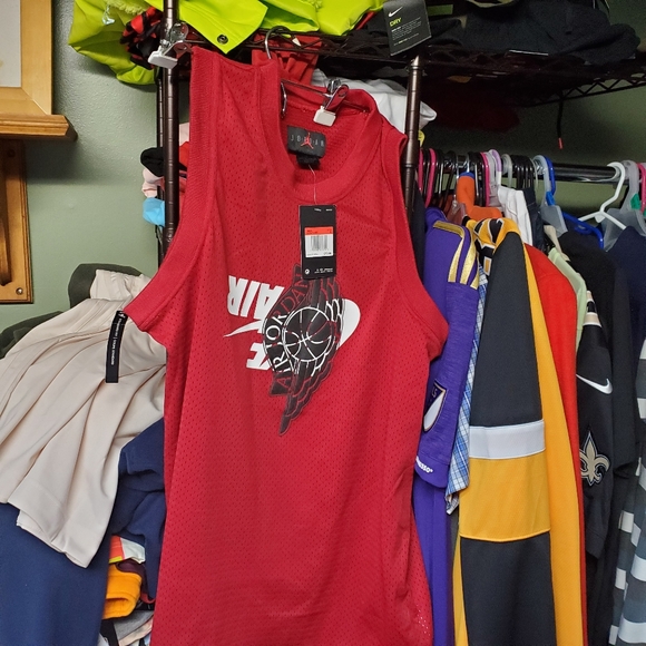 Jordan | Shirts | Nike Air Jordan Wing Logo Backwards Nike Air Tank ...